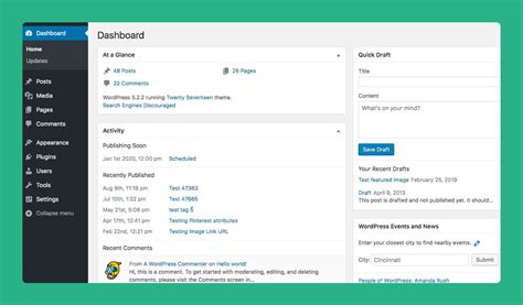 How To Create A Wordpress Custom Dashboard Gloria Themes
