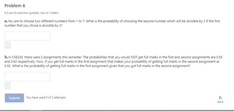 Solved Problem 6 6 0 Points Possible Graded Results Chegg Com
