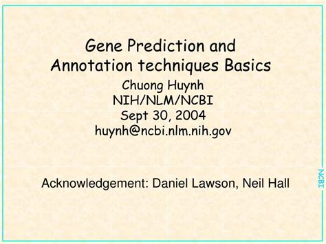 Ppt Gene Prediction And Annotation Techniques Basics Powerpoint