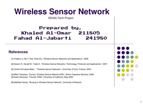 Ppt Wireless Sensor Networks Technology And Applications Overview Powerpoint Presentation