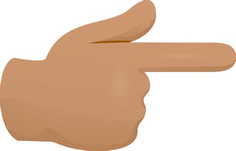 Backhand Index Pointing Right Skin 3 Emoji Emoji Download For Free