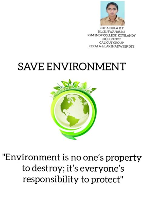 Save Environment India NCC