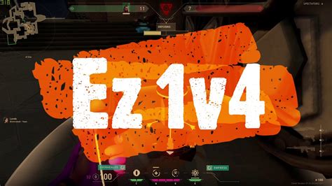 Valorant Reyna Gameplay On Bind 1v4 Clutch Youtube