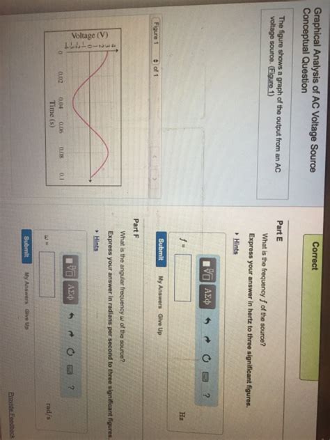 solved question graphical analysis of ac voltage source conceptual