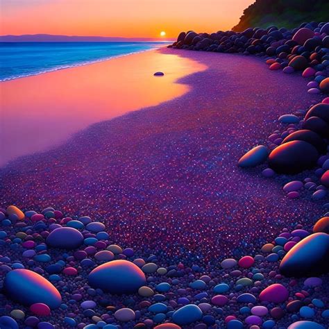 Premium Photo Ai Image Of Colorful Pebbles And Stones On The Beach At