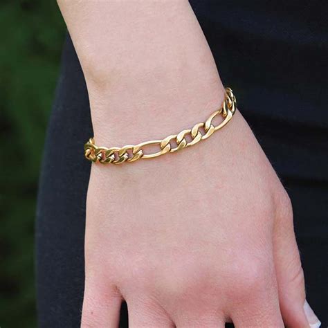 Gold Figaro Chain Medical Id Bracelet Laurens Hope