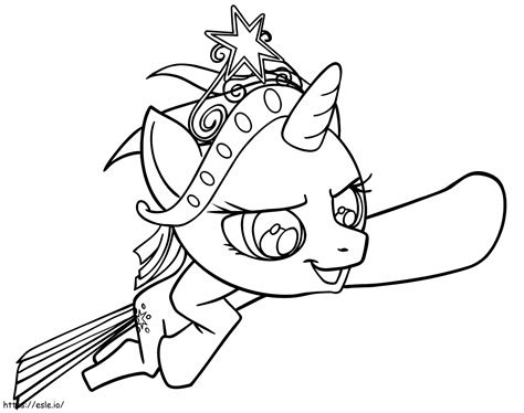 Awesome Twilight Sparkle Coloring Page