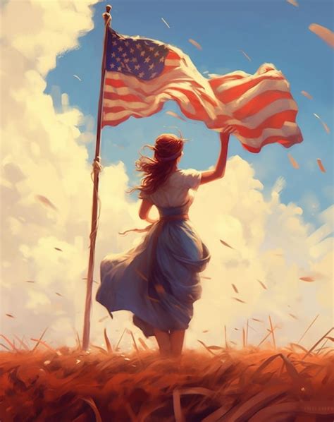Fundo Da Bandeira Americana Celebração Do Quarto De Julho E 4 De Julho