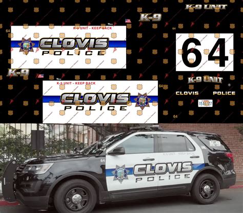 Clovis Ca Police Department — Cardinal Police Diecast