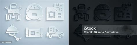 Set Robot Blueprint Motherboard Digital Chip Waiter Robot Autonomous Smart Car Vacuum Cleaner