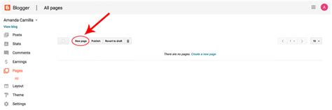 Adding Pages To Blogger Blog DesignerBlogs