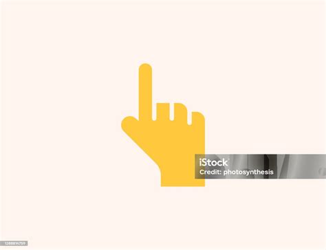 백핸드 인덱스 인포팅 업 벡터 아이콘입니다 격리 된 검지 손가락 포인팅 방향 손 제스처 플랫 컬러 이모티콘 기호 벡터 손가락