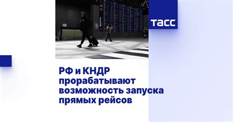 РФ и КНДР прорабатывают возможность запуска прямых рейсов