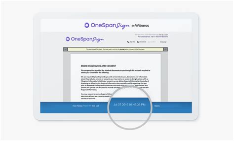 An E Signed Document Visible On A Tablet Device With Electronic