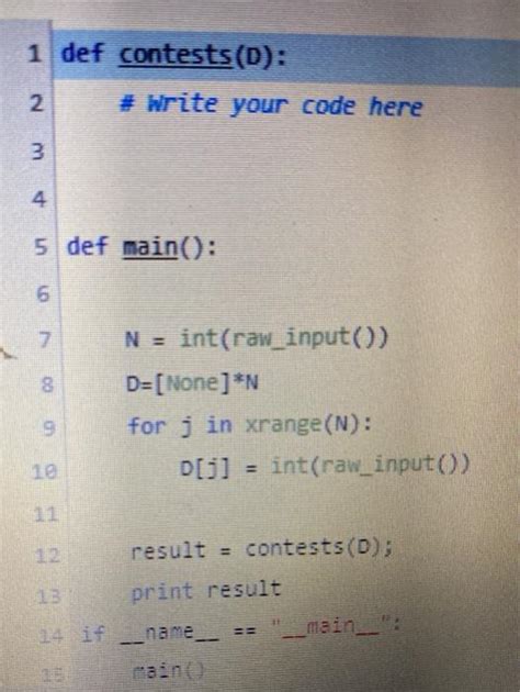 Solved You Are Creating A Coding Contest For A College You Chegg