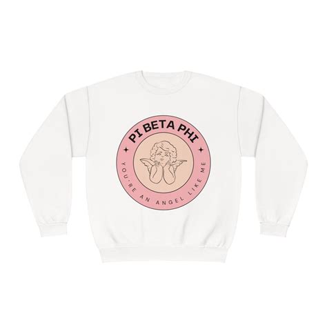 Pi Beta Phi Angel Inspired Sorority Hoodie Pi Phi Trendy Sweatshirt Big