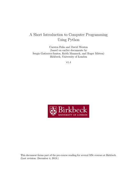intro programming python a short introduction to computer programming