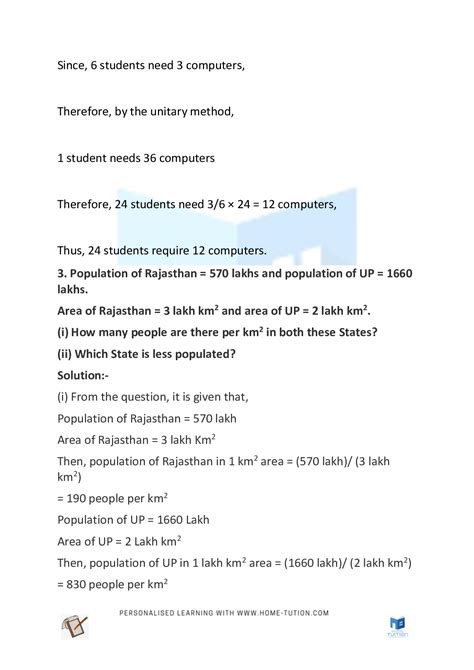 Ncert Solutions For Class 7 Maths Chapter 8 Comparing Quantities