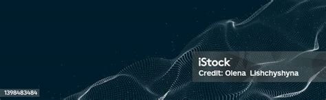 입자의 음악적 파동 건전한 구조적 연결 빛나는 입자의 파동이있는 추상적 인 배경 웨이브 3d 0명에 대한 스톡 사진 및 기타 이미지 Istock