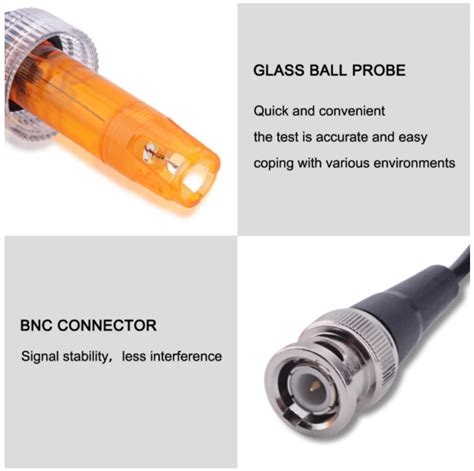 Orp Probe Sensor Redox Electrode Mv Meter Tester Bnc Connecter