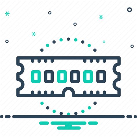 Ram Force Chip Data Memory Random Access Memory Random Icon