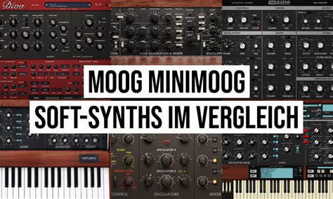Moog Minimoog Soft Synths Im Vergleich Bonedo