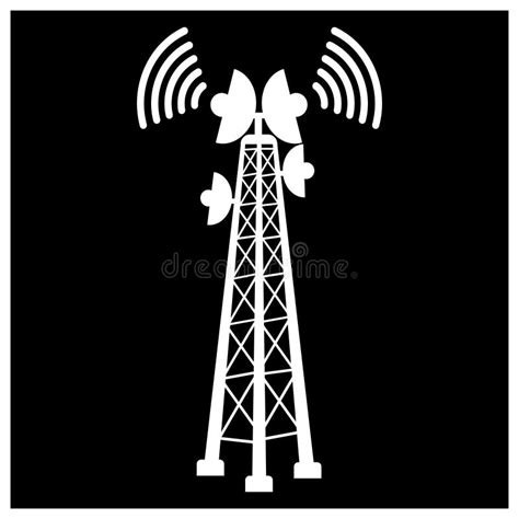 Network Tower Icon Stock Vector Illustration Of Design 331207949