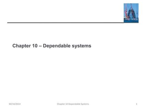 System Dependability Ppt