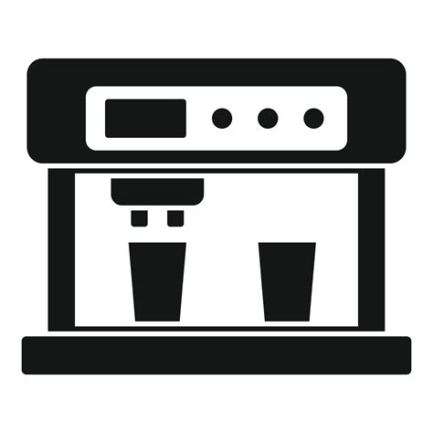 Latte Coffee Machine Icon Simple Style 14542234 Vector Art At Vecteezy