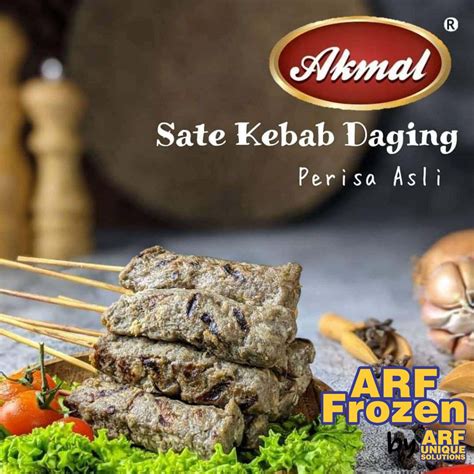 Sate Kebab Daging Lembu Asli Frozen Akmal Delivery Lembah Klang Sahaja
