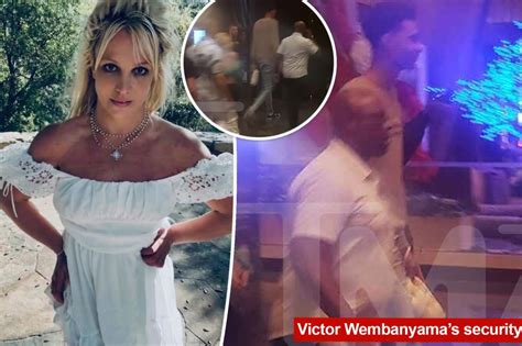 Victor Wembanyamas Security Guard Reportedly Slapped Britney Spears