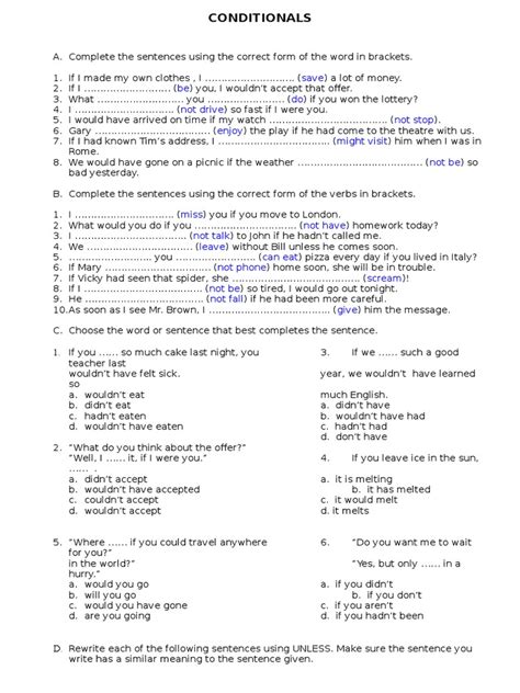 Pdf Conditionals And Reported Speech D Classdoc Dokumentips