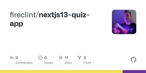Github Fireclintnextjs13 Quiz App