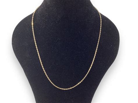 Lot 14kt Yellow Gold Chain Necklace