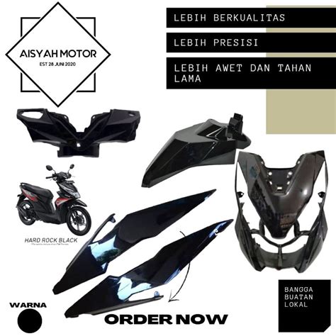 Jual Bodi Halus Honda Beat FI Esp Eco Warna Hitam Tahun 2017 2019