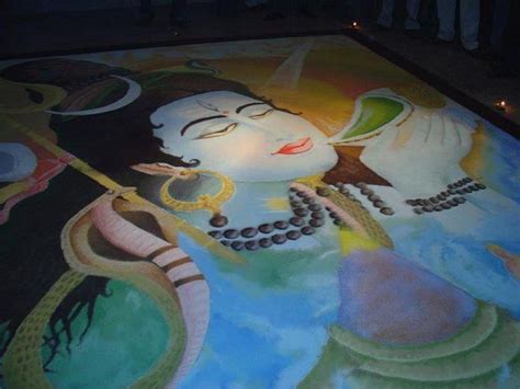 Lord Shiva Rangoli Rangoli Designs Painting Fabric Painting