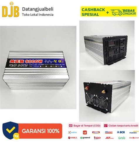 Promo Sunyima Car Inverter Dc 12v 24v To Ac 220v 6000w Zx6000w Charger
