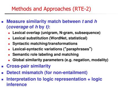 Ppt Textual Entailment Powerpoint Presentation Free Download Id