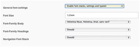 Appearance Fonts