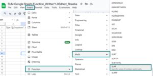 SUM Google Sheets Function Definition Examples How To Use