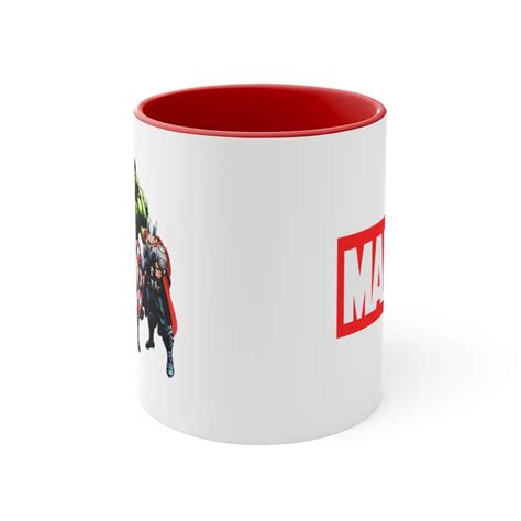 Marvel Mug Iron Man Mug Captain America Mug Thor Mug Hulk Etsy