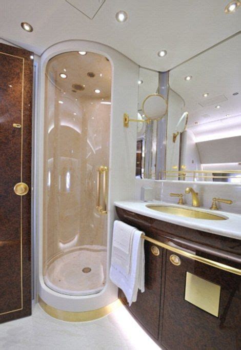Yachts Private Jet Shower Private Jet Bathroom Ideas Luxury