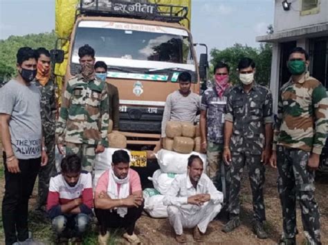 Ganja Smuggling In Chhattisgarh Police Seized Hemp Of Rs 105 Lakh In