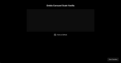 Embla Carousel Scale Vanilla Codesandbox