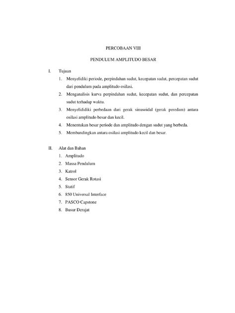 Pendulum Amplitudo Besar Pdf