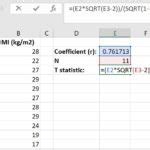 Calculate T Statistic In Excel Laxencove