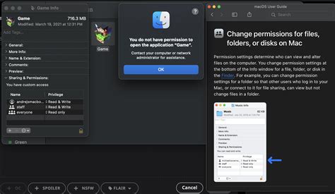 You Do Not Have Permission To Open The Application Rmacos