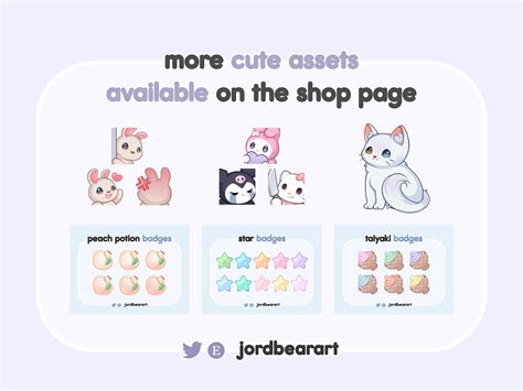 12 Pastel Chibi Streamer Blonde Hair Black Eyes Comfy Emote Etsy Uk