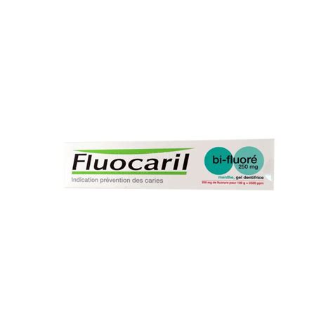 Mint Fluocaril Bi Fluorinated Gel Toothpaste 250mg 125 Ml Fluocaril