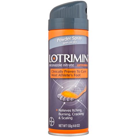 Lotrimin Af Antifungal Powder Spray 46 Oz 133 G Health And Wellness Foot Care Nail